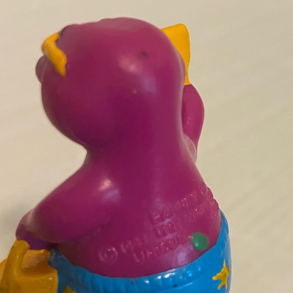Toys | Barney Stamp Unique 1993 Solid Plastic Barney The Dinosaur ...